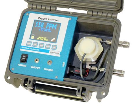 Industrial Trace Oxygen Analyzer Battery Powered Portable Southland Sensing Ltd Prlog