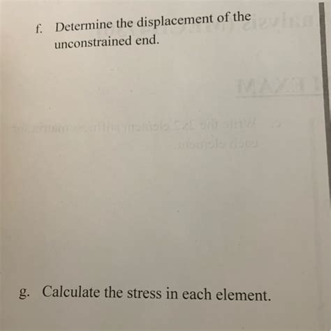 solved c write the 2x2 element stiffness matrix for each
