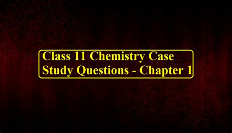 Class 11 Chemistry Archives - ScienceMotive