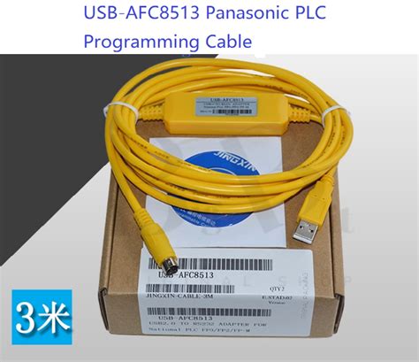 Bigbit USB AFC8513 Panasonic PLC Programming Cable USB AFC8513 FP FPX PLC FP0 FP2 FPX FP M 5Pin
