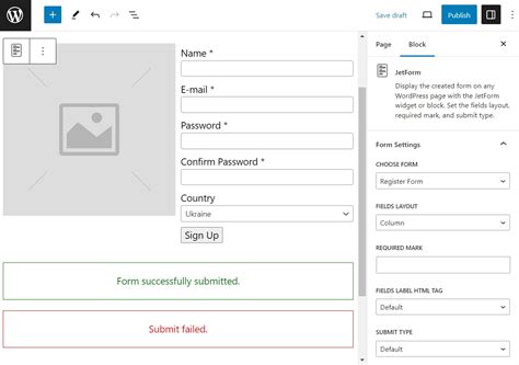 Register Form — Jetformbuilder Crocoblock