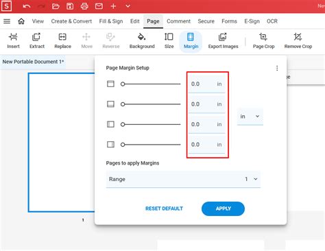 How To Set Custom Margins For PDF Pages Soda PDF