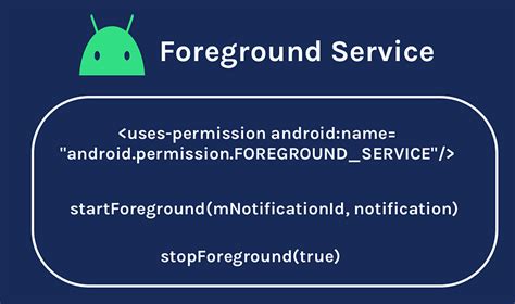 How To Implement A Foreground Service In Android