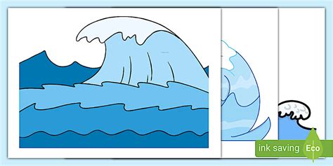 Wave Display Cut Outs Twinkl Classroom Displays Twinkl