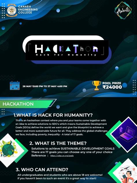 Hackathon Brochure Pdf Computer Science Software Development