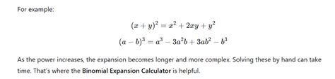 Binomial Expansion Calculator Expand Expressions