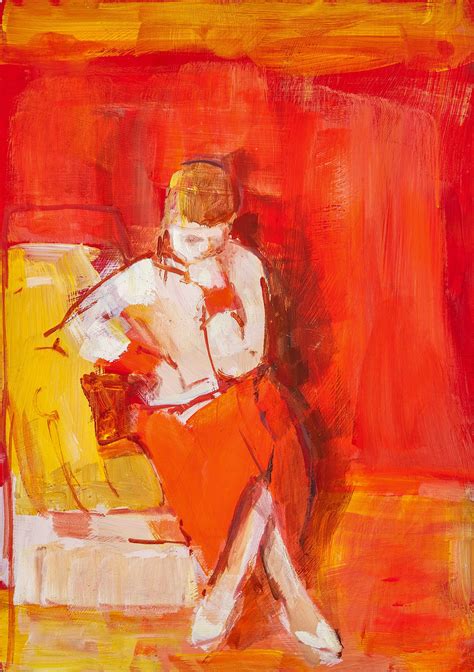 Study In Red Tregony Contemporary