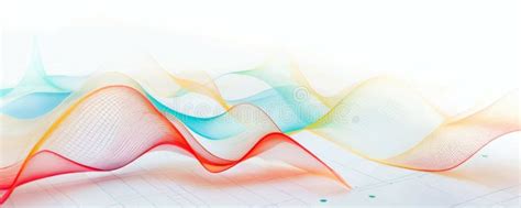 Colorful Abstract Waveform On Grid Stock Illustration Illustration Of Dots Background 304355073