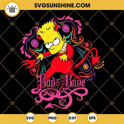 Bart Simpson Svg Png Dxf Eps Vector Clipart