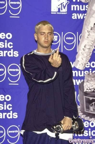 Celebrities Flipping The Bird Eminem Slim Shady Eminem Eminem Slim