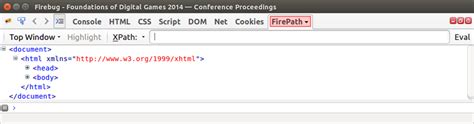 4 An Overview Of The Firepath Tab In The Firebug Window Download