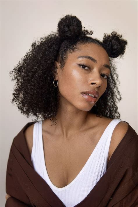 49 Cute And Sweet Space Bun Hair Ideas Styleoholic