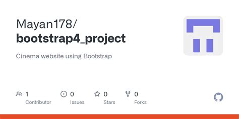 Github Mayan178bootstrap4project Cinema Website Using Bootstrap