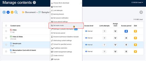 Test Mode Settings｜how To Use Learningbox