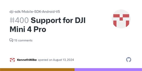support for dji mini 4 pro · issue 400 · dji sdk mobile sdk android v5