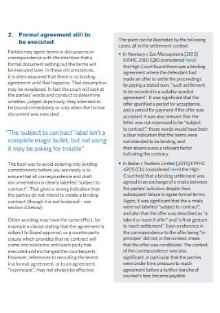 14 FREE Binding Contract Samples To Download