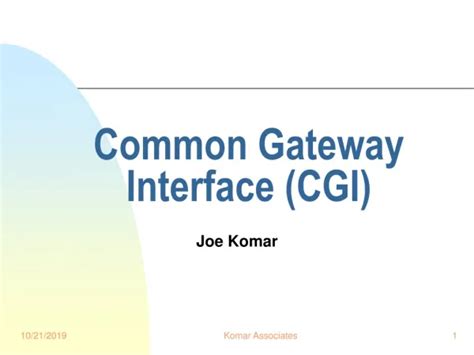 Ppt Cgi Common Gateway Interface Powerpoint Presentation Free Download Id3747231