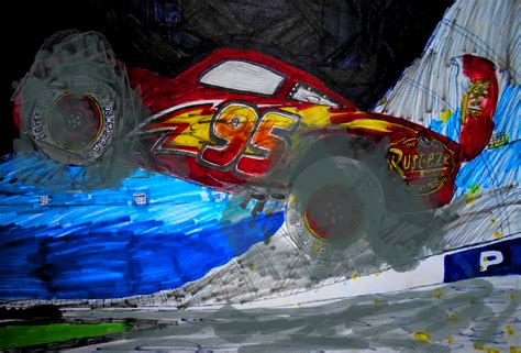 Lightning Mcqueen Crash