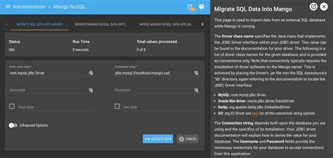 migrating into nosql — mango os support