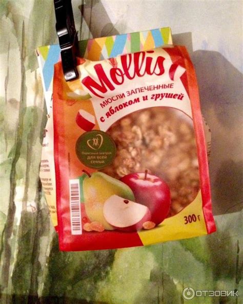 Отзыв о Мюсли Mollis запеченные с орехом Завтрак быстрого приготовления как в рекламе того