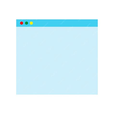 Premium Vector Web Browser Window Template Of Website Interface