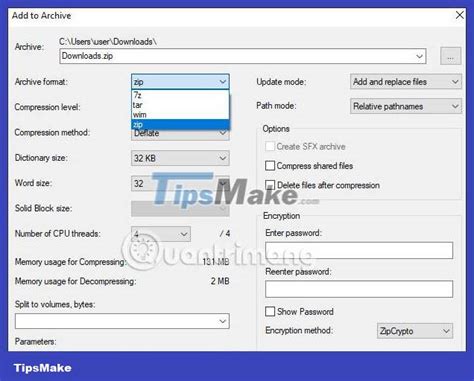 how to use nanazip to compress and decompress files on