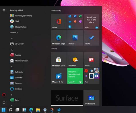 windows 11 start menu how to make it look like windows 10 pcworld