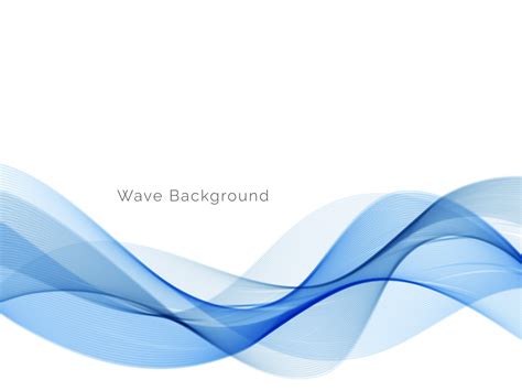 Modern Blue Wave Style Abstract Background 2048423 Vector Art At Vecteezy