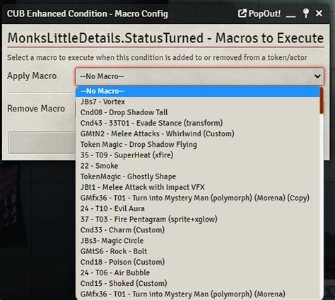 Apply Remove Macro Menu Order · Issue 743 · Death Savecombat Utility Belt · Github