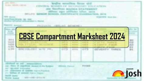Cbse Compartment Marksheet 2024 When Where And How To Download