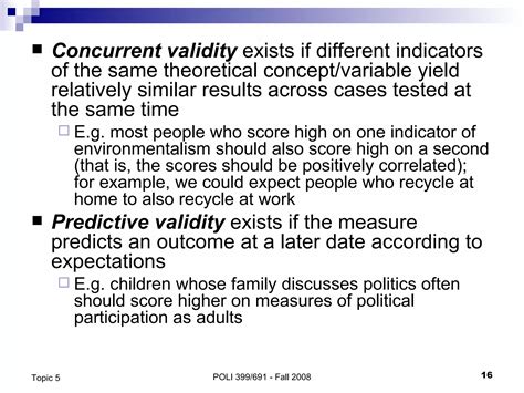 Concepts Operationalization And Measurement Ppt