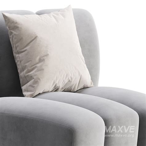 Lando Modular Curved Seat Ii 3d Model Download Maxve