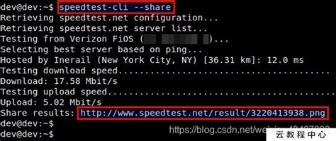 linux下 speedtest 工具测速 linux speedtest csdn博客