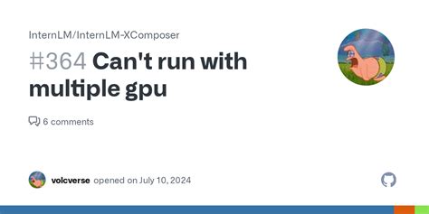 Cant Run With Multiple Gpu · Issue 364 · Internlminternlm Xcomposer · Github