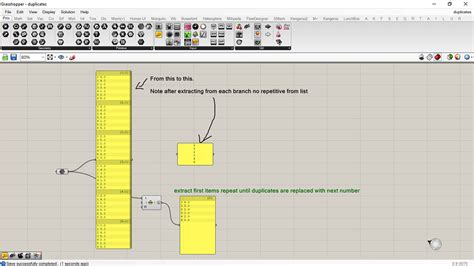 remove duplicates from list after extracting items from list grasshopper mcneel forum