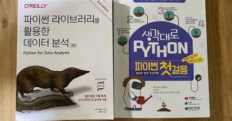 일괄 새책 파이썬 라이브러리를 활용한 데이터 분석3판 And 생각대로 파이썬 첫걸음 당산동3가 도서 당근 중고거래