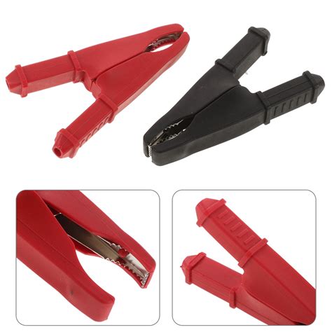 Raindrops 2 Pcs Test Leads Alligator Clips Small Electrical Wire
