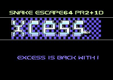CSDb Snake Escape C64 Preview 2 1D By Excess 2023