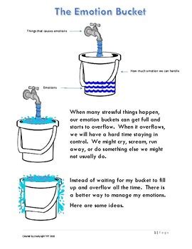 The Emotion Bucket By Teachlight Tpt