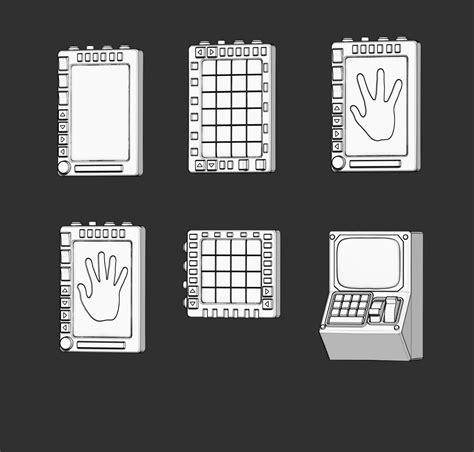 Stl File Retro Tech Bits 🦸 ・3d Printable Model To Download