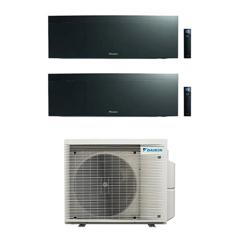 Daikin EMURA R Climatizzatore a parete dual split inverter Wi Fi black unità esterna kW