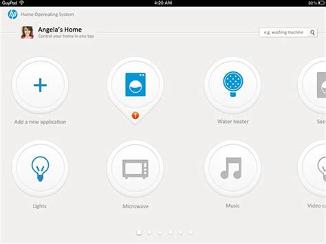 Hp Smart Home App Ui On Behance