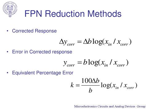 Ppt Electronic Calibration For Logarithmic Cmos Pixels Powerpoint Presentation Id5201840