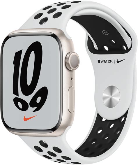 Часы Apple Watch Nike Series 7 GPS 45мм корпус из алюминия Сияющая ...