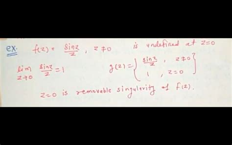 complex analysis can you please explain singularities of analytic