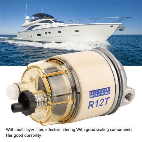 Fuel Filter Water Separator R12t Corrosion Resistant Fuel Water