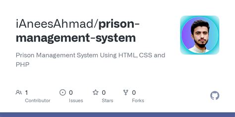 Github Ianeesahmad Prison Management System Prison Management System Using Html Css And Php