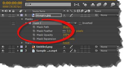 Adobe After Effects Working With Masks And Animated Layers