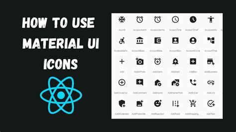 How To Use Material Ui Icons In React Js Youtube