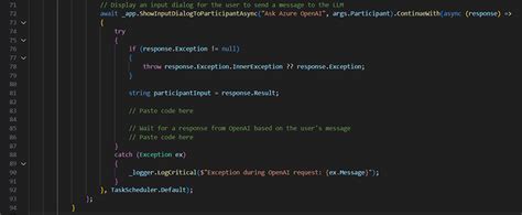 Mesh Pt Get Answers To Questions Using Azure OpenAI Microsoft Mesh Microsoft Learn